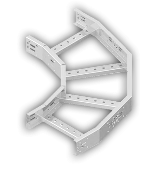 Cable Ladder Flat 90° Bend HDGA Powder Coated | Cable Management Solutions